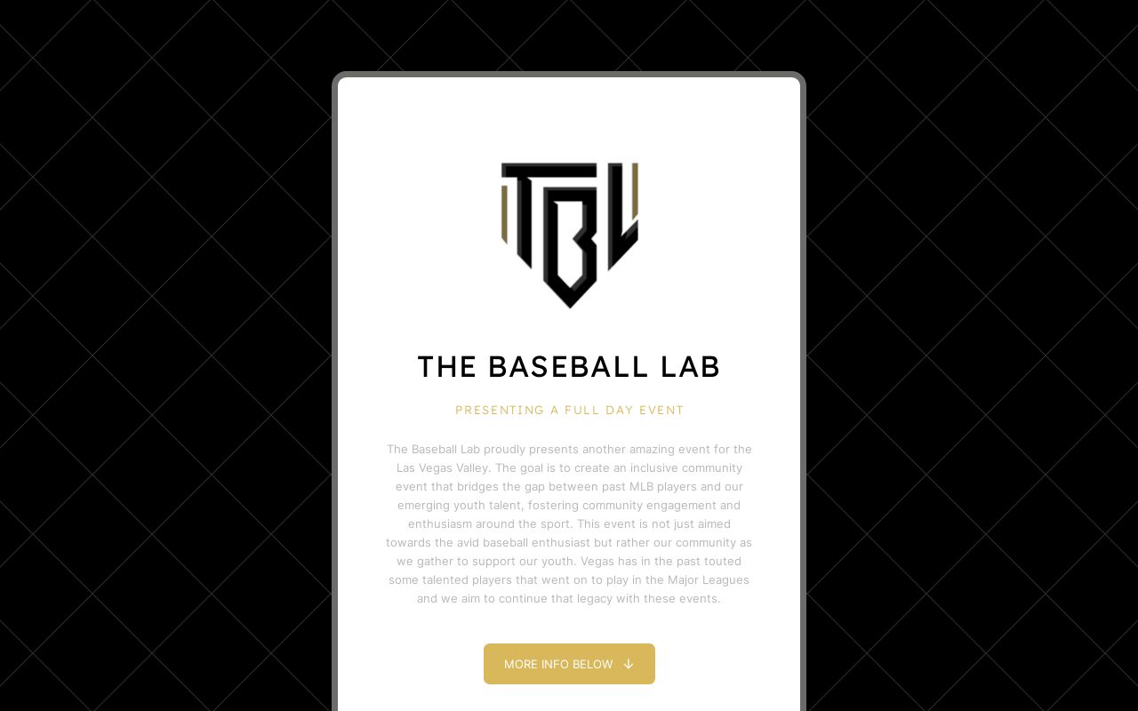 The Baseball Lab LV